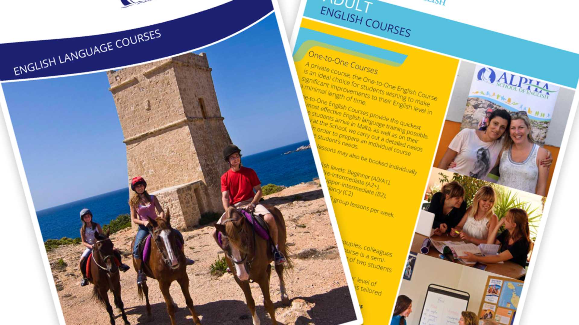 Alpha School of English Language - Télécharger les brochures des cours